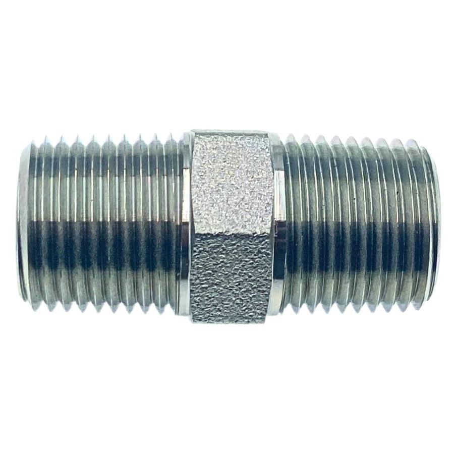 Adaptador Recto Rosca NPT Macho 3/4" x NPT Macho 3/4"