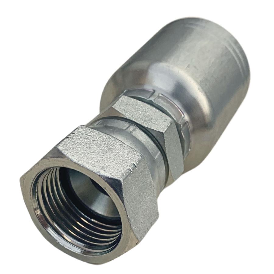 Conector Recto Rosca Jic (Flare) 37° Hembra 5/8" Manguera 5/8" R1 y R2